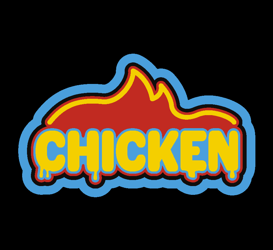 SPICY CHICKEN STICKER – VDC On The Fly Canada